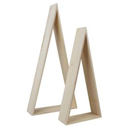 Wooden frame, triangle, FSC Mix Credit – Rayher
