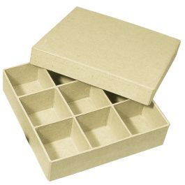 Pap.-mâché sorting box FSC Recycled 100% – Rayher